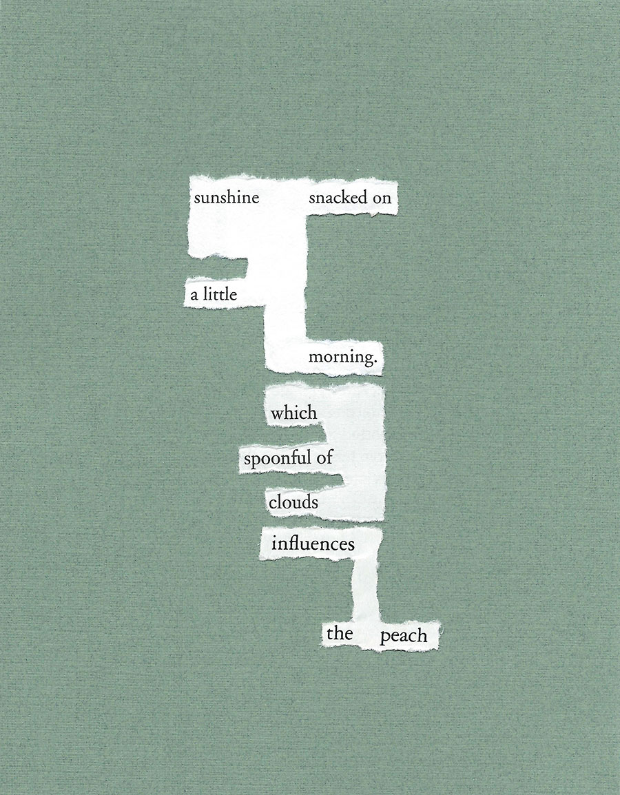 5 COLLAGE POEMS – J.I. Kleinberg – Porridge